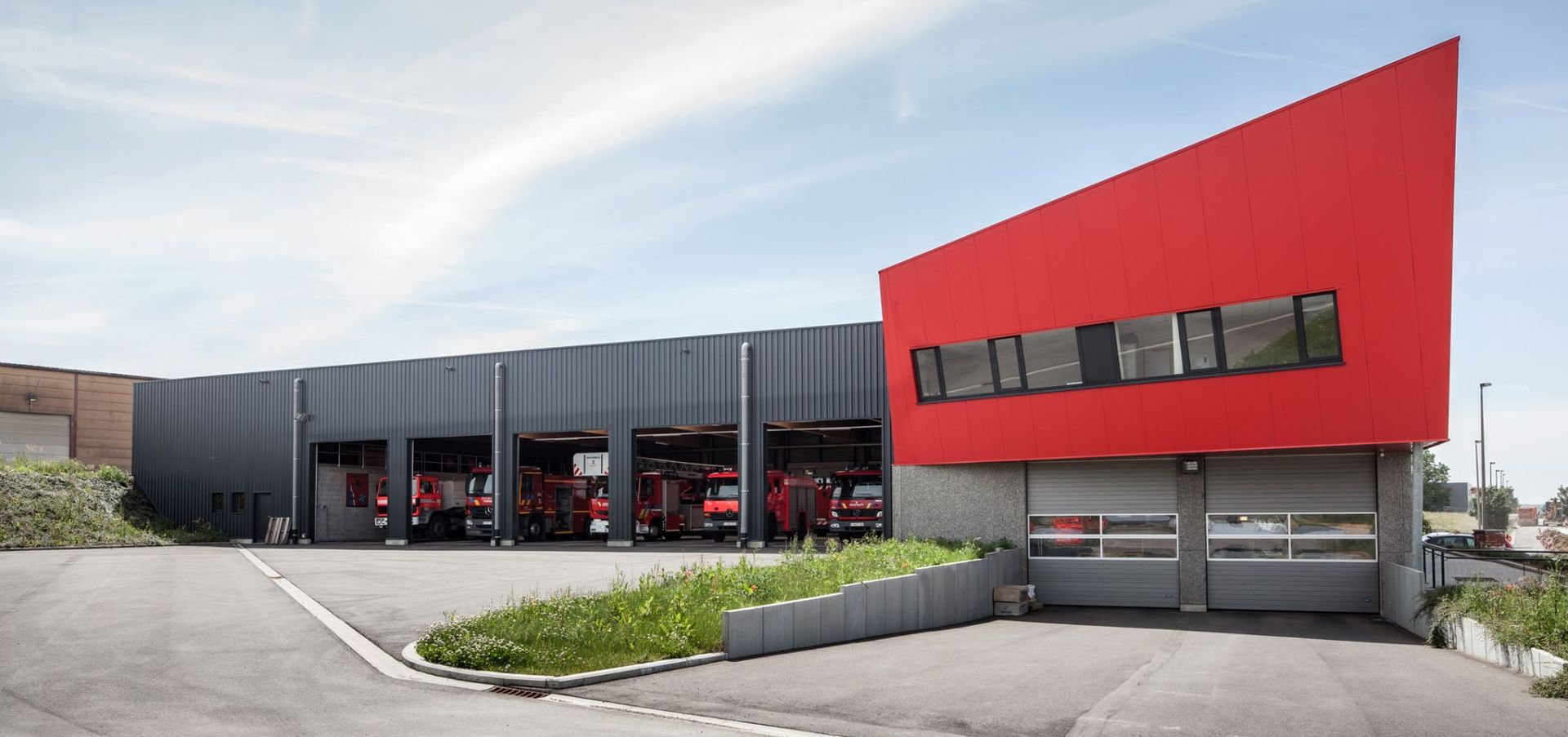 Arsenal des Pompiers de Ciney | Lemaire Ingénieurs